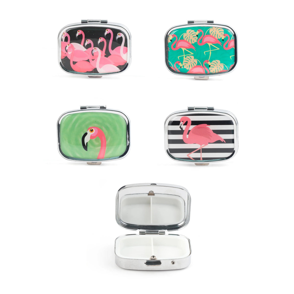 Kikkerland: Flamingo Pill Box – The Bookmark Books & Gifts