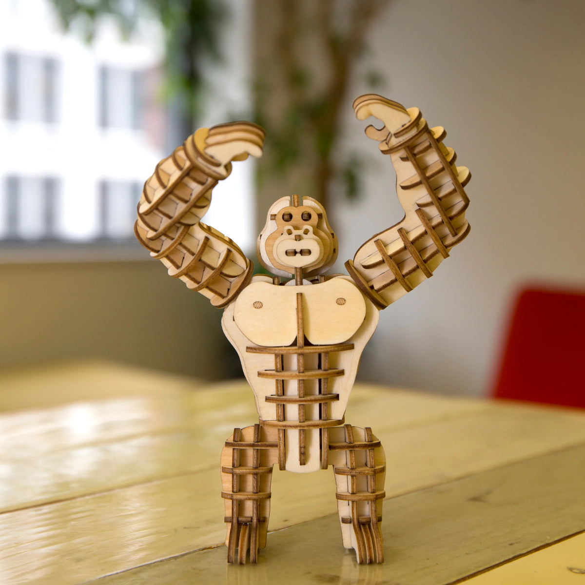 Kikkerland: Gorilla 3D Wooden Puzzle – The Bookmark Books & Gifts