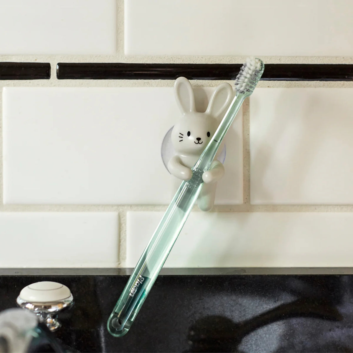 Kikkerland: Rabbit Toothbrush Holder – The Bookmark Books & Gifts